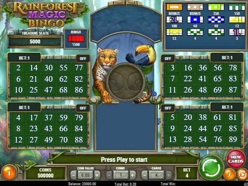 Rainforest Magic Bingo | Jouer Gratuitement Démo
