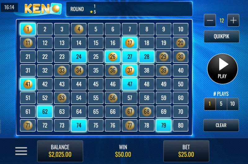 Keno Rival (Rival Gaming) | Jouer Gratuitement Démo