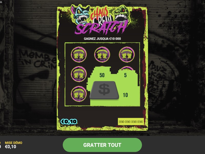 Chaos Crew Scratch | Jeu de Grattage + Démo gratuite