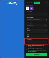 Tous Les Codes Promos Betify | Bonus 20 Free Spins sans dépôt